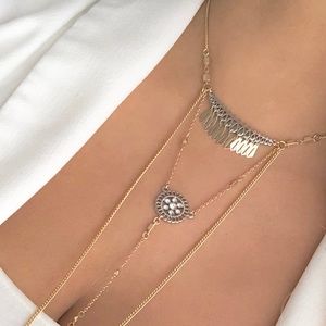 Express | Jewelry | Express Mixed Metals Layered Statement Necklace ...